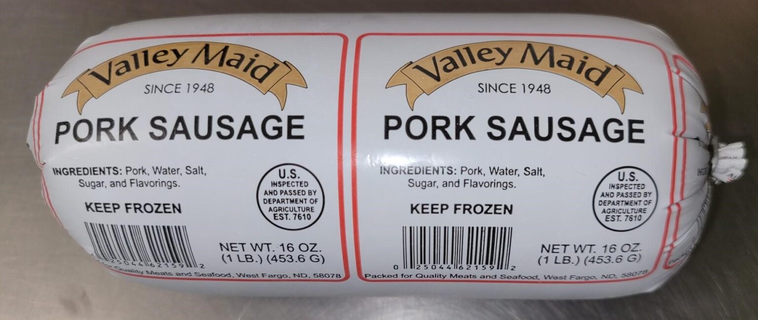 Ground Pork Sausage Roll - Quality Meats & Seafood