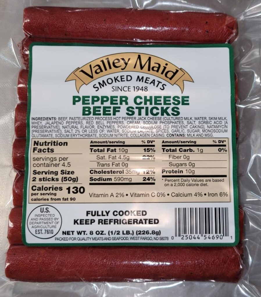 Pepperjack Cheese Beefsticks - Quality Meats & Seafood