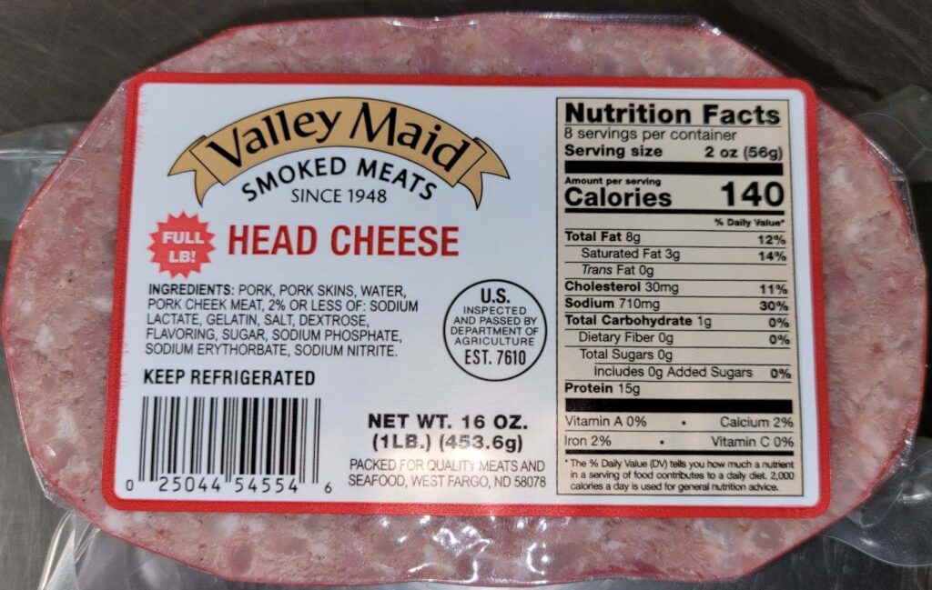 Head Cheese - Quality Meats & Seafood