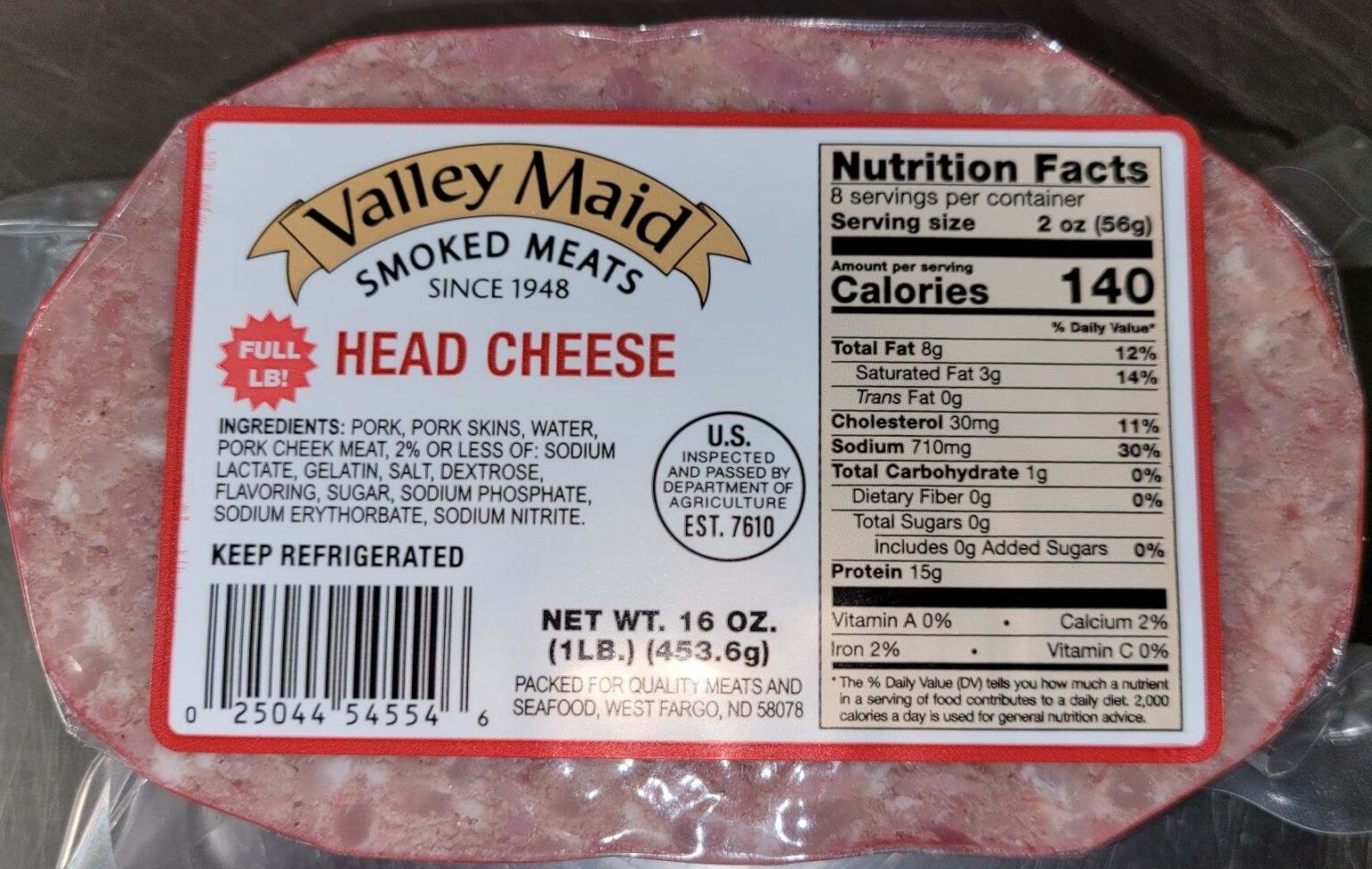 Head Cheese - Quality Meats & Seafood